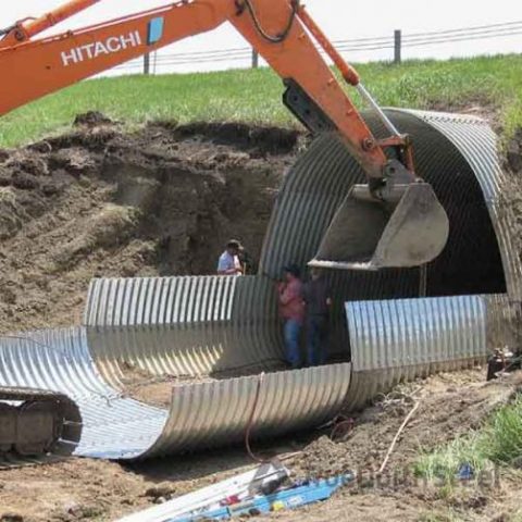 Interstate 94 Structural Plate Pipe Culvert Extension - TrueNorth Steel