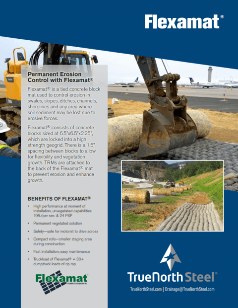 Flexamat | Concrete Erosion Control Products | TrueNorth Steel